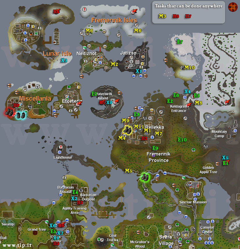 Fremennik Task Map - Pages :: Tip.It RuneScape Help :: The Original ... Fremennik Task Map - Pages :: Tip.It RuneScape Help :: The Original ...