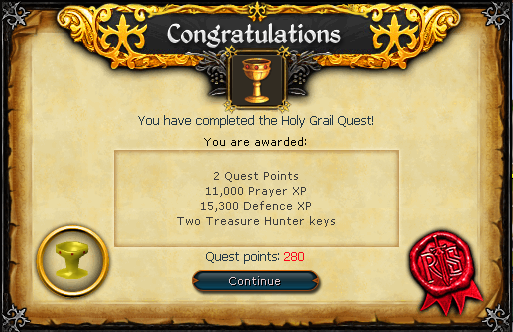 Holy Grail, The - Quests :: Tip.It RuneScape Help :: The Original ...